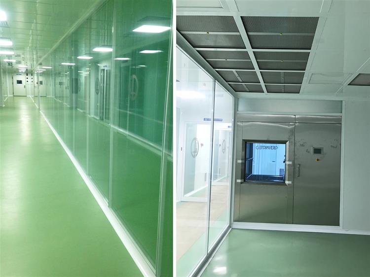 Cleanroom Glass Seperations